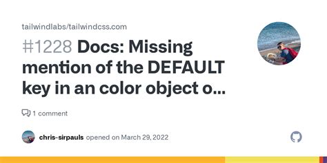 Docs Missing Mention Of The DEFAULT Key In An Color Object Of The