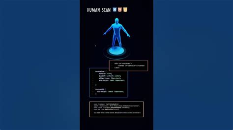 human scan using js css and html🧑‍💻 coding programming csstricks
