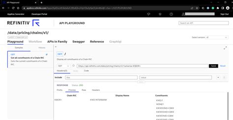 Full Api Documentation With Examples Lseg Developer Community