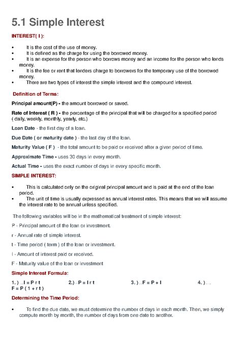 Module Lecture Notes Mathematics In The Modern World TIP Studocu