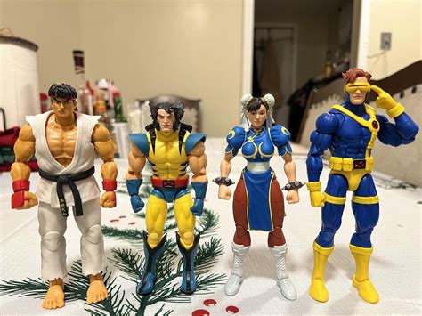 Any Marvel Vs Capcom Fans In The House These Jada Street Fighter Figures Scale Perfectly With