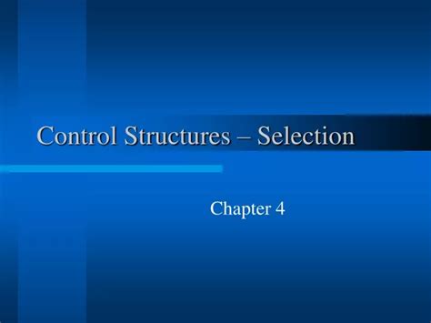 Ppt Mastering Control Structures In C Powerpoint Presentation Free