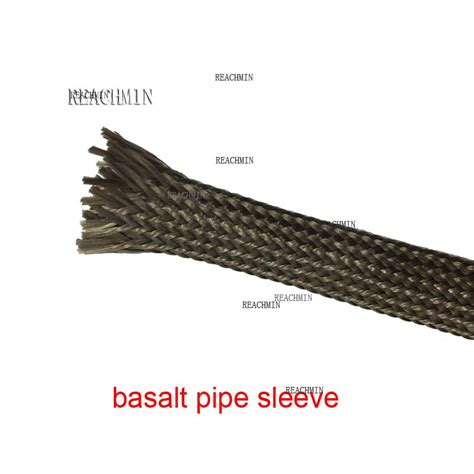 2mm ~ 50mm Basalt 파이프 슬리브 Basaltic 케이싱 난연 힙랩 내열성 착용 성 섬유 꼰 그물 세미 통 개스킷 Aliexpress