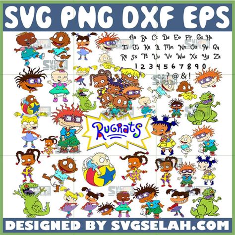Rugrats Bundle Svg Svg Selah