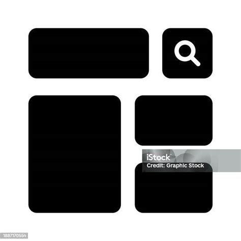 이 아름답게 디자인 된 웹 사이트 와이어 프레임 와이어 프레임 레이아웃 템플릿 아이콘을 살펴보십시오 0명에 대한 스톡 벡터 아트 및 기타 이미지 Istock