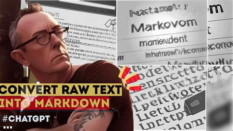 Markdown Conversion Prompt Raw Text To Structured Content With Chatgpt Youtube