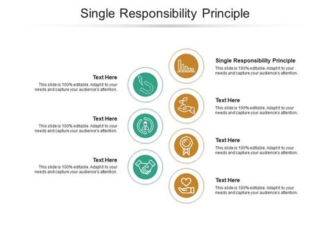 Single Responsibility Principle Ppt Powerpoint Presentation Model Layout Ideas Cpb
