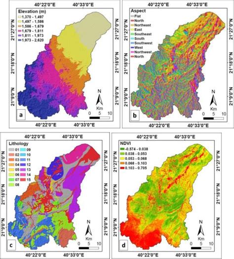 Spatial Data Layers Used For Flood Susceptibility Mapping A Download Scientific Diagram