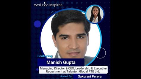 Manish Gupta High Stakes International Recruitment Partner On Linkedin Evo Inspires Sg 121
