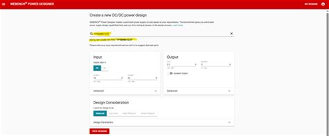 TPSM How To Use Of WEBENCH Power Designer Power Management Forum Power Management