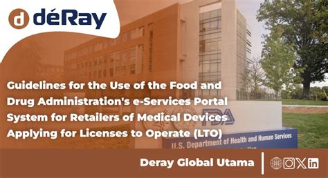 Pedoman Untuk Penggunaan Sistem Portal E Layanan Fda Untuk Retailer Alat Kesehatan Yang