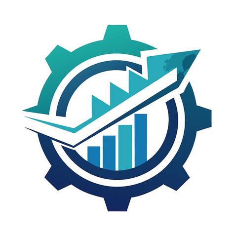 Technological Growth Logo Vector On White Background Premium Ai Generated Vector