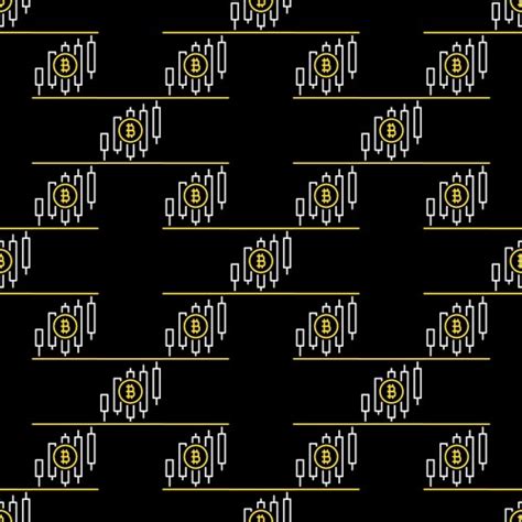 Mouse Cursor On Candlestick Chart Outline Vector Image