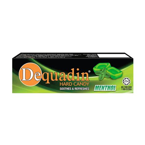Dequadin Hard Candy 10s Menthol Lemon Shopee Malaysia
