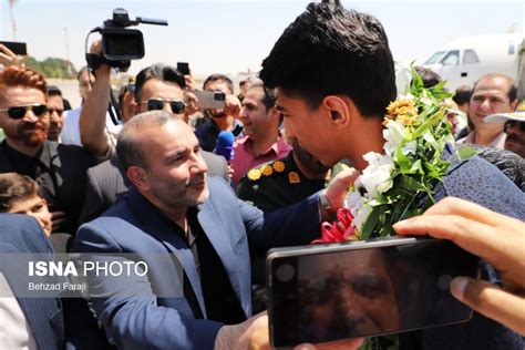 فرارو تصاویر استقبال از آرین سلیمی قهرمان تکواندو المپیک در کرمانشاه