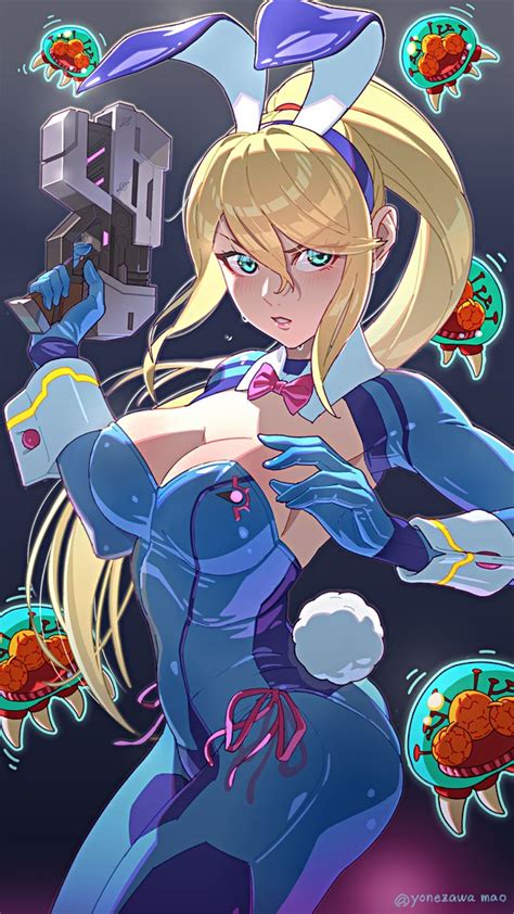 Samus Aran And Metroid Metroid Drawn By Yonezawa Mao Danbooru