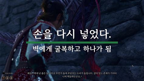 [발더스게이트3] 명예 55 달오름 탑 벽 틈에 손 넣기 지하에서 티플링 구출 실패 월브렌과 바커스 Feat 남편 Youtube