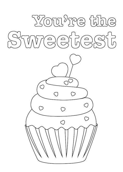 Foldable Printable Valentines Cards To Color