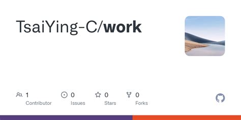 Github Tsaiying Cwork