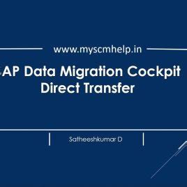 SAP Data Migration CockPit Introduction SAP ERP Tutorial Videos