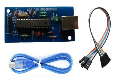 AVR USB ASP Programmer AT SXX AVR Series With USB Cable Pin Wires At