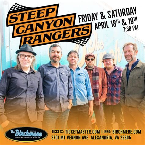 Steep Canyon Rangers The Lincoln Center Fort Collins 31 January 2025 Allevents