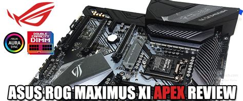 Asus Rog Maximus Xi Apex Review Asus Rog Maximus Xi Apex Review