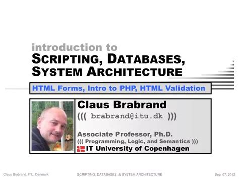 Ppt Introduction To S Cripting D Atabases S Ystem A Rchitecture Powerpoint Presentation