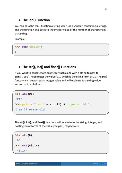 Basic Concepts In Python Pdf