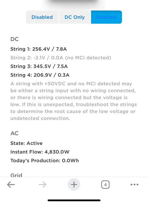 Is There An Issue With One Of My Strings Rteslasolar