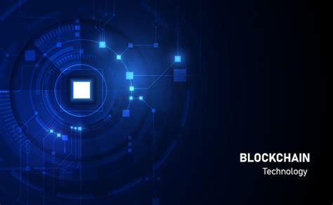 Premium Vector Abstract Circuit Networking Blockchain Concept