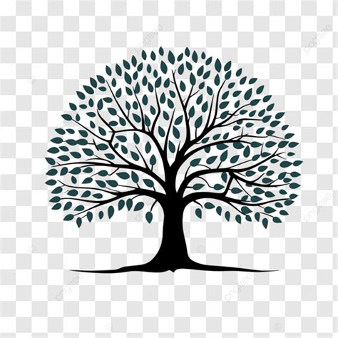 Simple Tree Silhouette Clip Art 161500 Tree Silhouette Stock