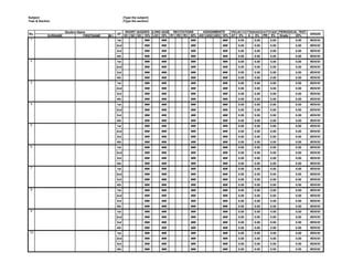 Sample Class Record XLS