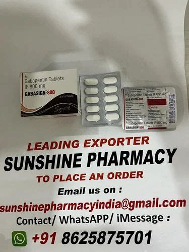 Gabapentin Tablets Ip 800 Mg At ₹ 650 Stripe In Nagpur Id 2853643117833