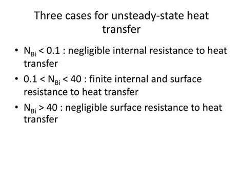 Ppt Unsteady State Heat Transfer Powerpoint Presentation Id 1441652