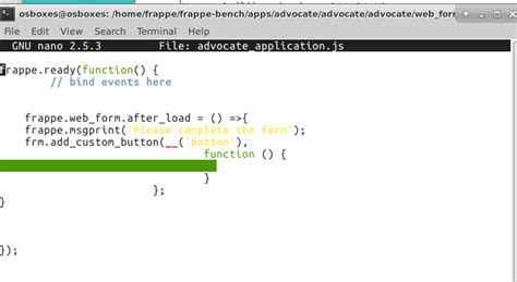 Issue Adding Button To Web Form Customization Frappe Forum