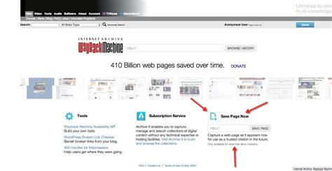 how to save urls to the wayback machine on demand