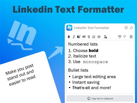 Linkedin Text Formatter Add On Download
