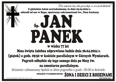 CheŁmno Nie żyje Jan Panek Czas Chełmna