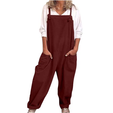 Gamivast Overalls For Women Workwear Dressy Casual Rompers Petite Sexy