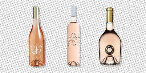 Rose Wine Bottle And Glass