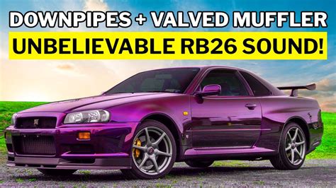 2 Fast 2 Furious Sound R34 Gt R With Universal Valved Mufflers Free