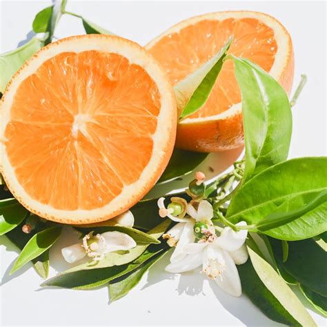 감귤류 건강한 건강한 식생활 과수원 과일 과즙이 많은 나뭇잎 다이어트 달콤한 반으로 반으로 자른 오렌지 밝은 밝은 조명 비건 채식 비타민 C