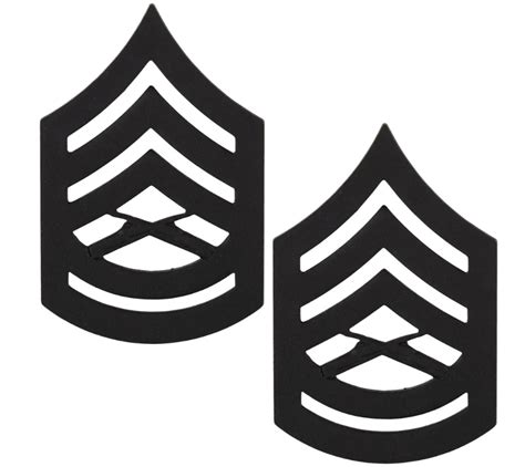 Usmc Gunnery Sergeant Pin On Metal Chevrons Second Tour Uniforms
