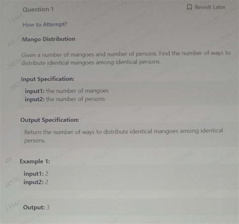 Question 1 Revisit Later How To Attempt Mango Studyx