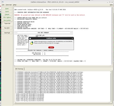 Layour Passing LVS But Failing Passing PEX Extracting Calibre Anyone Know Why Custom IC