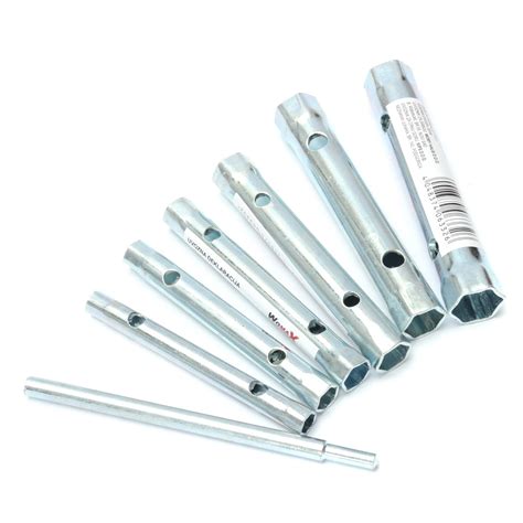 6pcs Tubular Box Spanner Tube Spanner Wrench Metric Socket Set 6mm 17m Electronic Pro