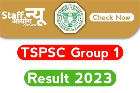 TSPSC Group Result Check Merit List Cut Off Now Tspsc Gov In Sscnr