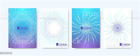 브로셔 전단지 표지 배너 카탈로그 잡지 또는 A4 크기의 연례 보고서를 위한 최신 벡터 템플릿입니다 미래 과학 기술 디자인