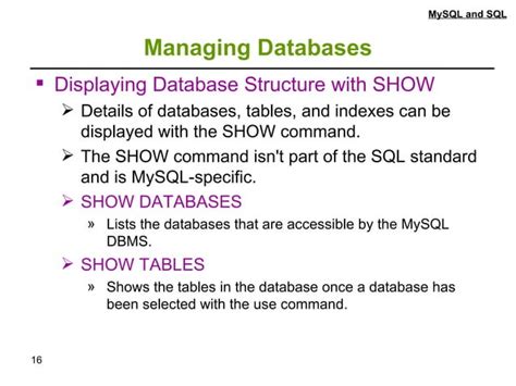 Mysqlppt Databases Computer Software And Applications